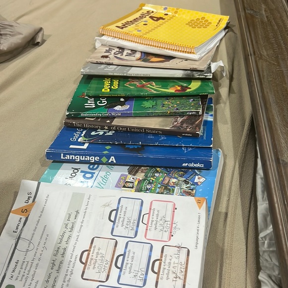 Other | Abeka And One Language Art Master Book Cover Is Missing Grade ...